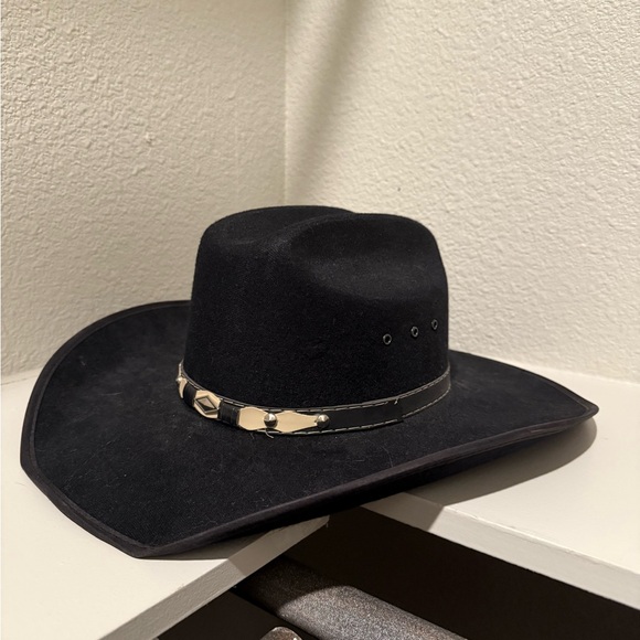summit hats | Accessories | Black Cowboy Hat With Decorative Band ...
